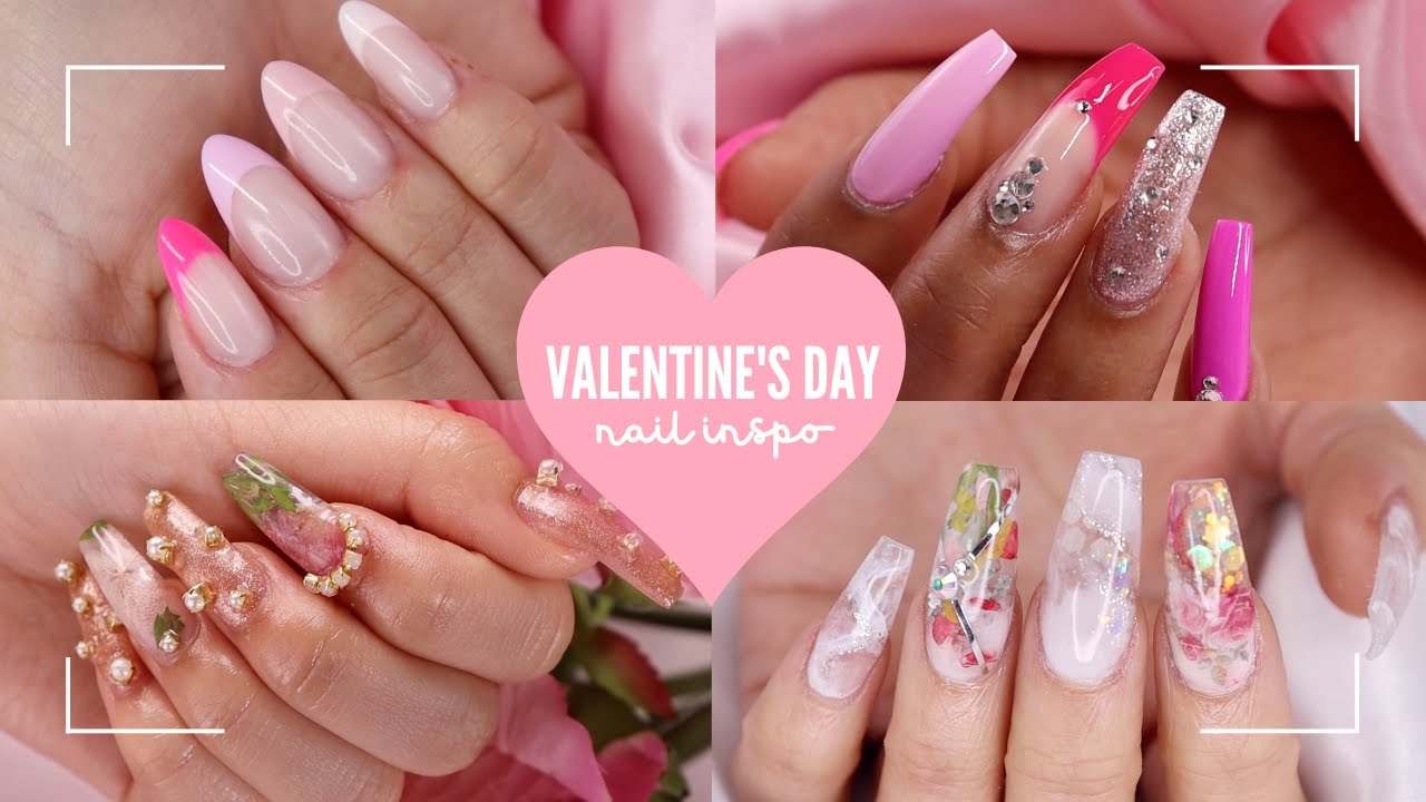Valentine's Day Nail Inspo! 💅 - YouTube
