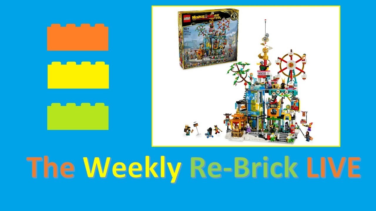 The Weekly Rebrick LIVE | Brand New Lego Sets Minifigs Display Ideas ...