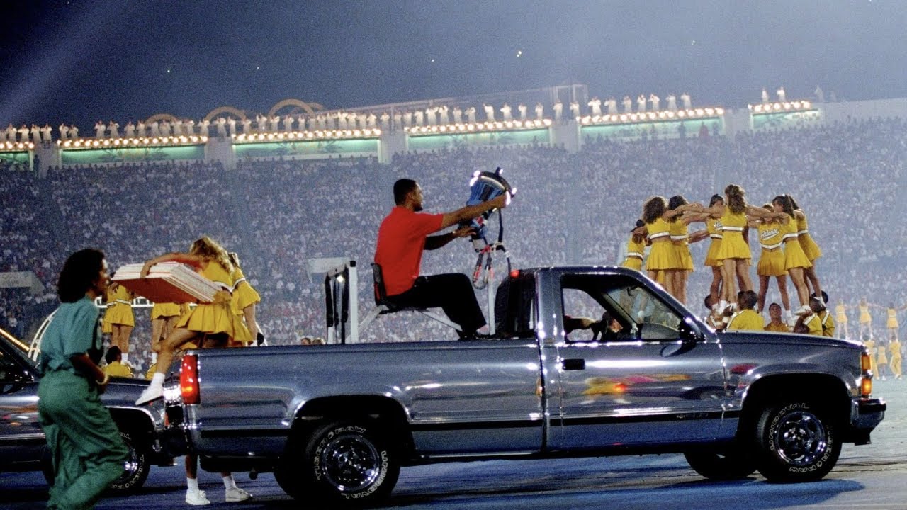 Atlanta 1996 Olympics Games Opening Ceremonies featuring Cheerleading ...