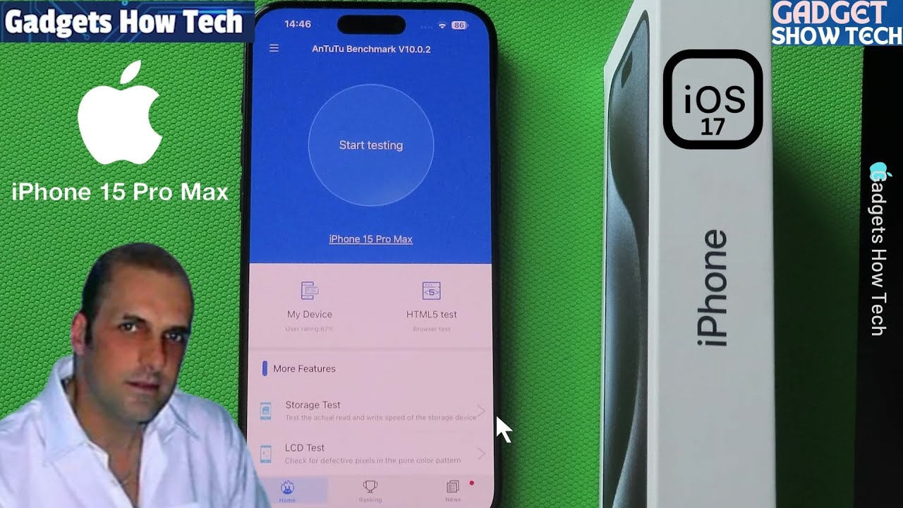 iPhone 15 Pro Max AnTuTu Benchmark Speedtest Score - Fastest CPU - YouTube