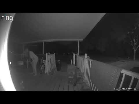Woman rips nasty fart in Ring Camera 