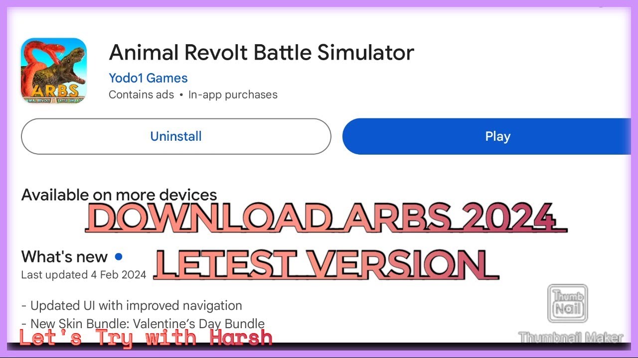 Download ARBS 2024 Letest Version | Animal Revolt Battle Simulator ...