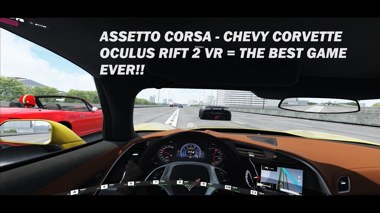ASSETTO CORSA CORVETTE AND AN OCULUS RIFT 2 VR!!! - YouTube
