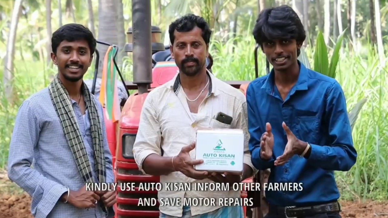 Auto Kisan Single/3 Phase Mobile Motor Pump controller/Starter - YouTube