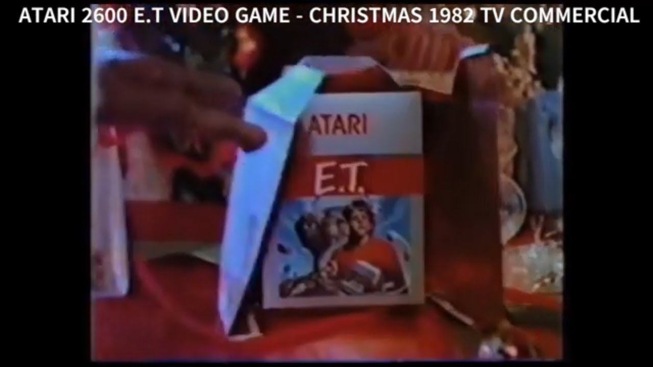 Atari 2600 E T Video Game Christmas 1982 TV Commercial - YouTube