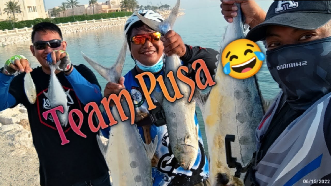 Corniche Al Khobar KSA Fishing/Nakadali na nmn ang TEAM PUSA😂😂😂 - YouTube