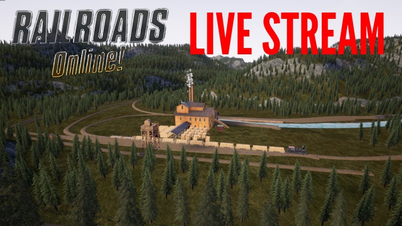 SATISFACTORY / Railroads Online building stuff LIVE STREAM /CHATING AND ...
