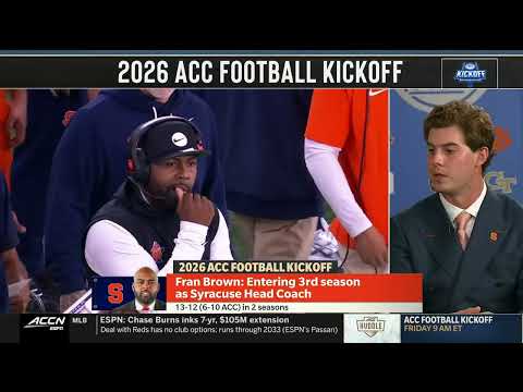 ACC Kickoff | Steve Angeli bei ACCN