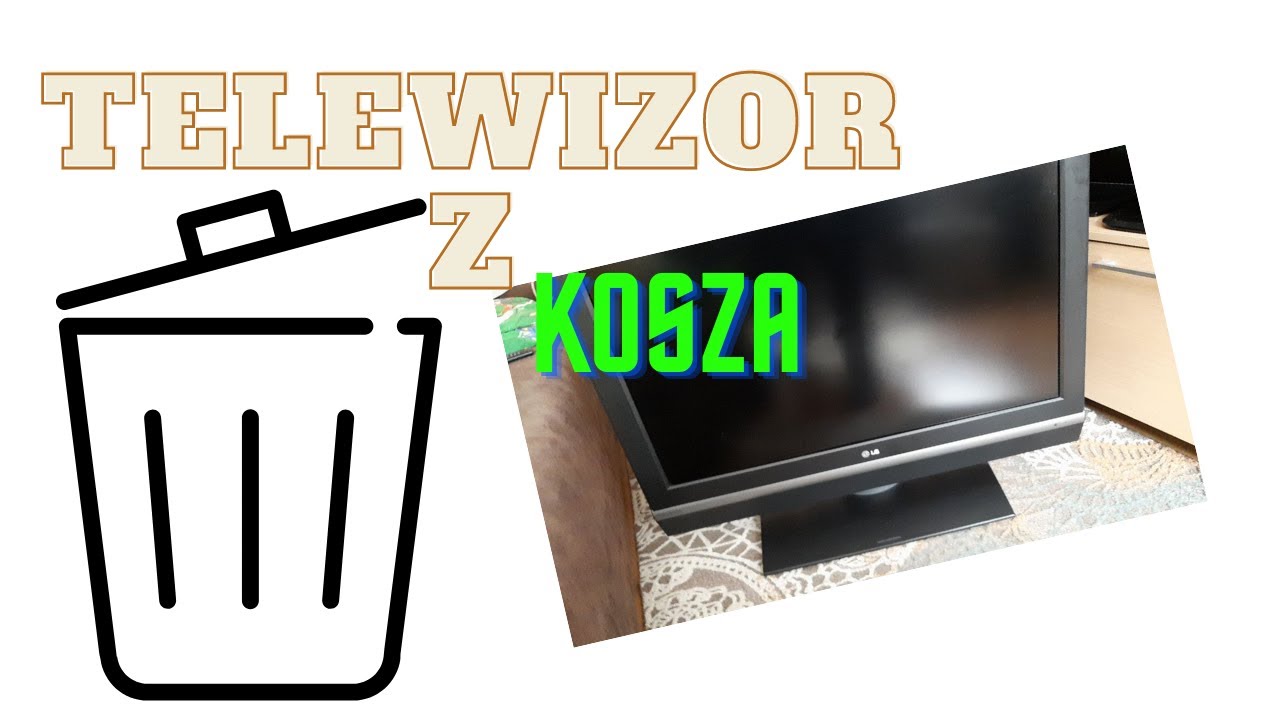 Telewizor z kosza lg 37lc2r nie rr - YouTube