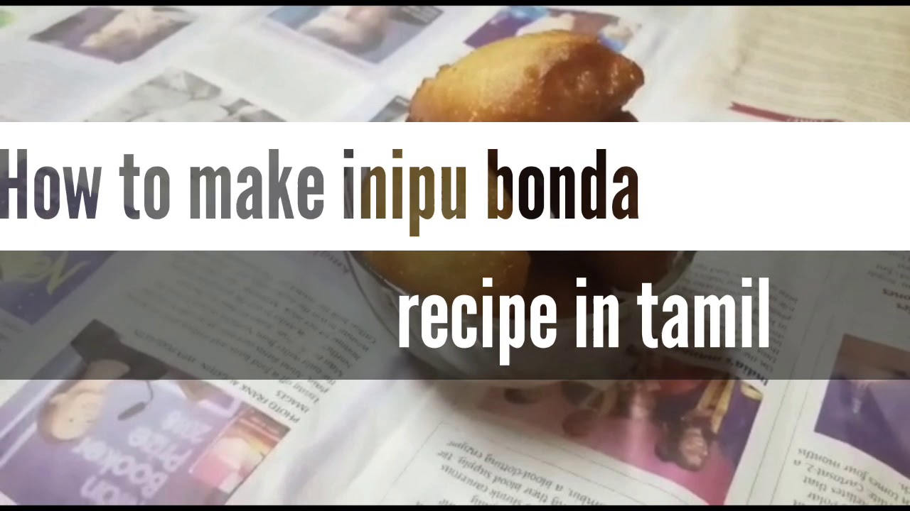 Evening snacks with inipu bonda recipe in tamil || Cook with harshitha ...