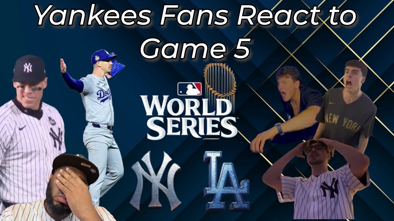 Yankees Fans React to Game 5 of the World Series | 5th Inning Collapse ...
