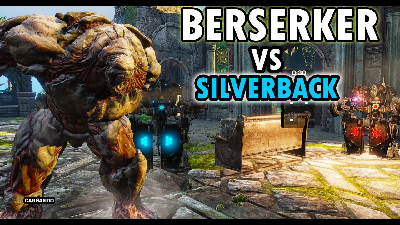BERSERKER ATACADO POR 5 SILVERBACKS EN GEARS OF WAR 3 - YouTube