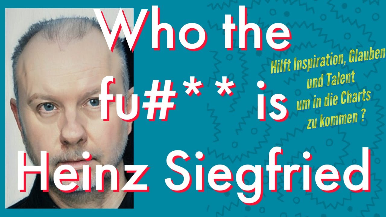Sneak Peek der Doku "Who the fu#** is Heinz Siegfried" 2023 produced by ...