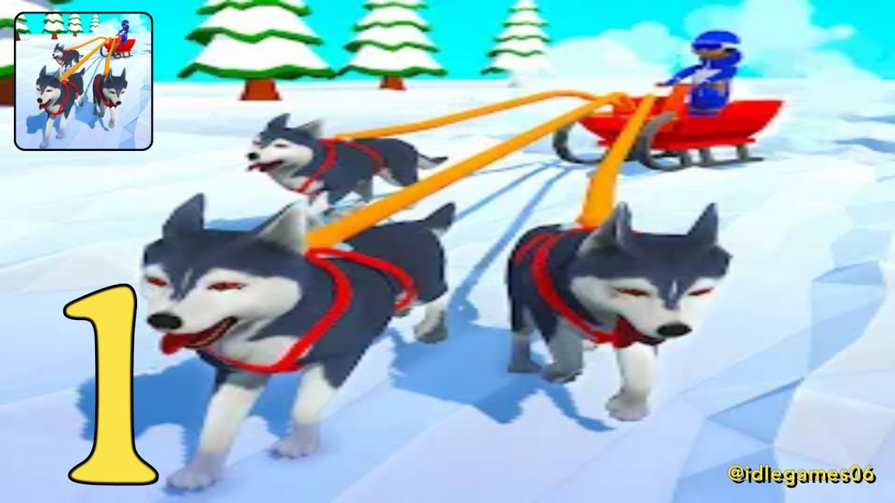 Snow Sled Park - Gameplay Mobile Game Walkthrough Android Ios Part 1 ...