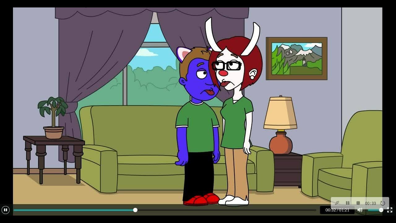 Andrew kisses Sarah the Rabbit and Gets Grounded - YouTube