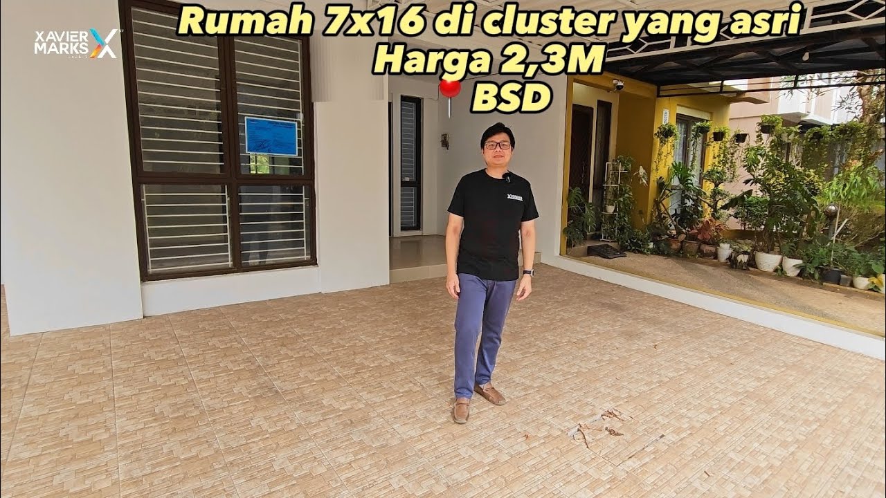 Rumah 7x16 di cluster asri di BSD | Caspia BSD Harga 2.3M - YouTube