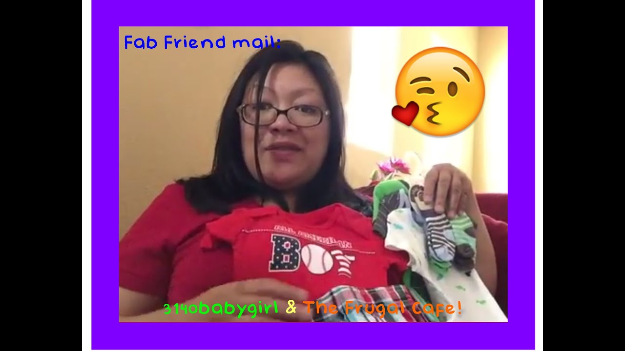 Friend Mail from 3140babygirl & The Frugal Cafe - YouTube