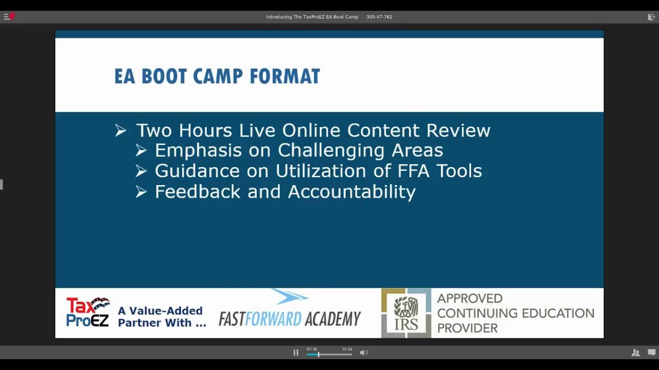 September 22 EA Boot Camp Webinar - YouTube