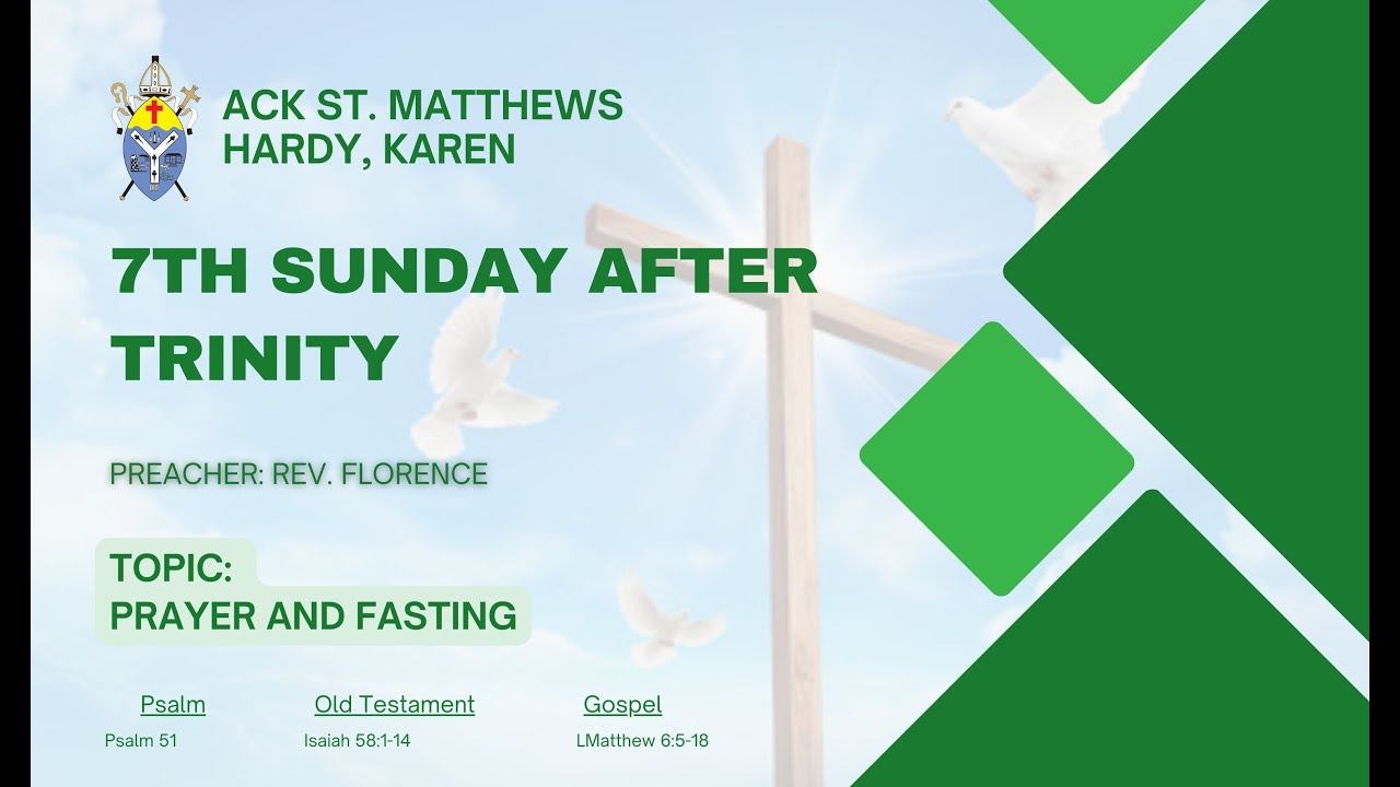 7th SUNDAY AFTER TRINITY - 8am Service - YouTube