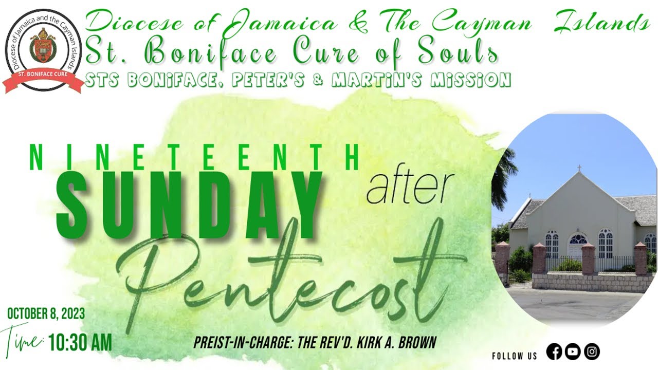 Nineteenth Sunday after Pentecost (Proper 22) Sunday, October 8, 2023 ...