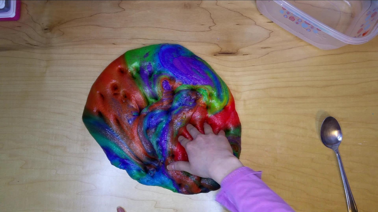 MOST SATISFYING RAINBOW FLUFFY SLIME ~ASMR OVERLOAD ~ - YouTube