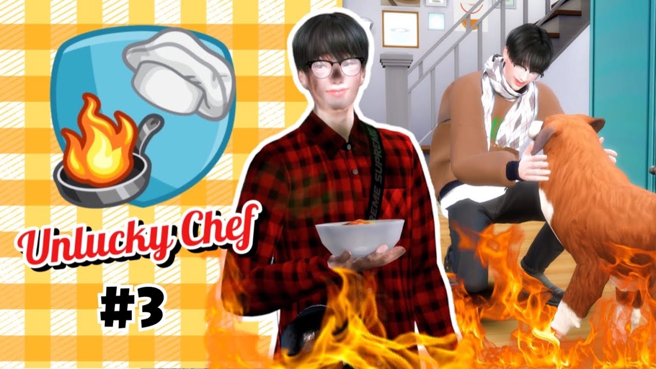 [BL] เชฟมือใหม่ไฟลุกเวอร์🔥 EP.3 วินเซนต์เลี้ยงน้องหมา 🐶 | The Sims 4 ...