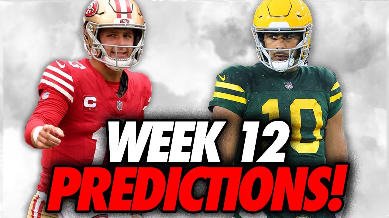 NFL Week 12 Predictions for EVERY GAME!! | NFL Week 12 Preview - YouTube