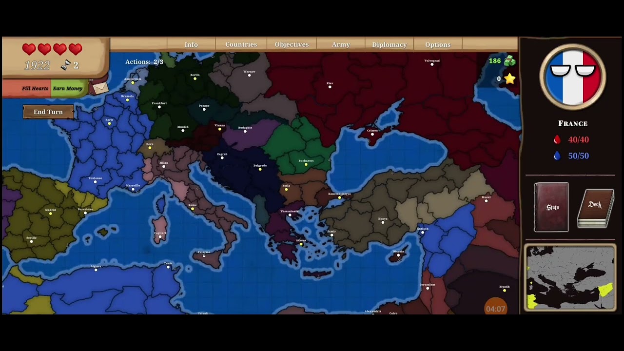 Jugando Countryballs: Europe 1890 - YouTube