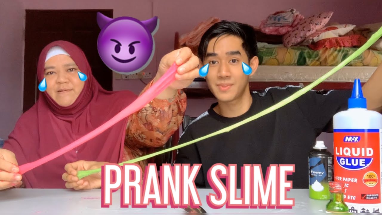 PRANK SLIME 😈 MAMA FIRST TIME MAIN SLIME 😂 HOW TO MAKE SLIME ️ - YouTube