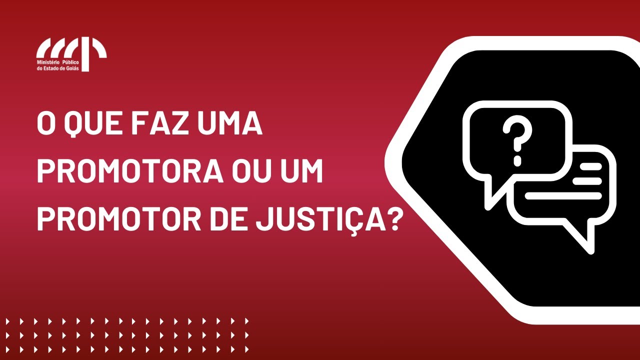 O que faz uma promotora ou um promotor de Justiça? - YouTube