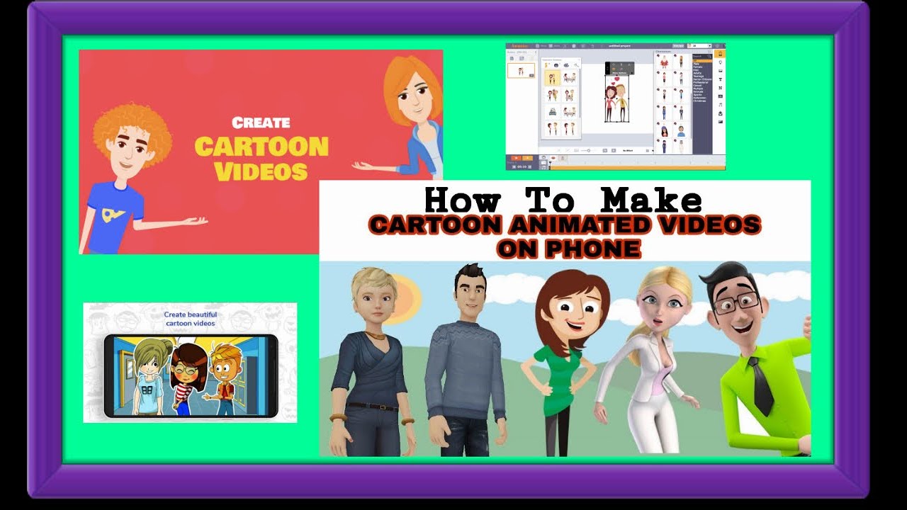 how to make cartoon video - YouTube