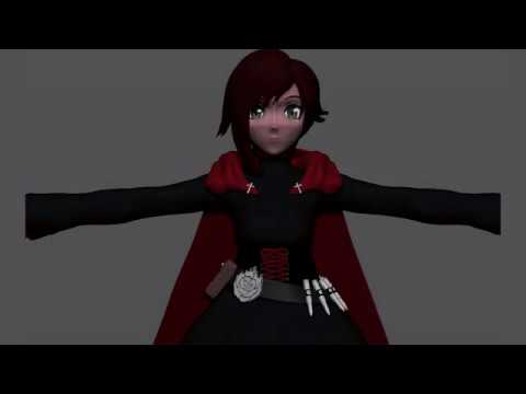 [Speed Sculpt] Ruby Rose - RWBY - YouTube
