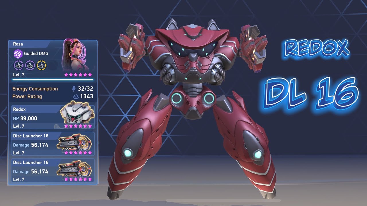 Disc Launcher 16 Redox | Mech Arena - YouTube