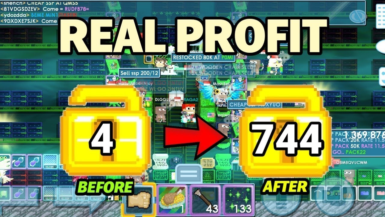 REAL WAY TO PROFIT IN GROWTOPIA 2024 🤑 | Growtopia Profit | Growtopia ...