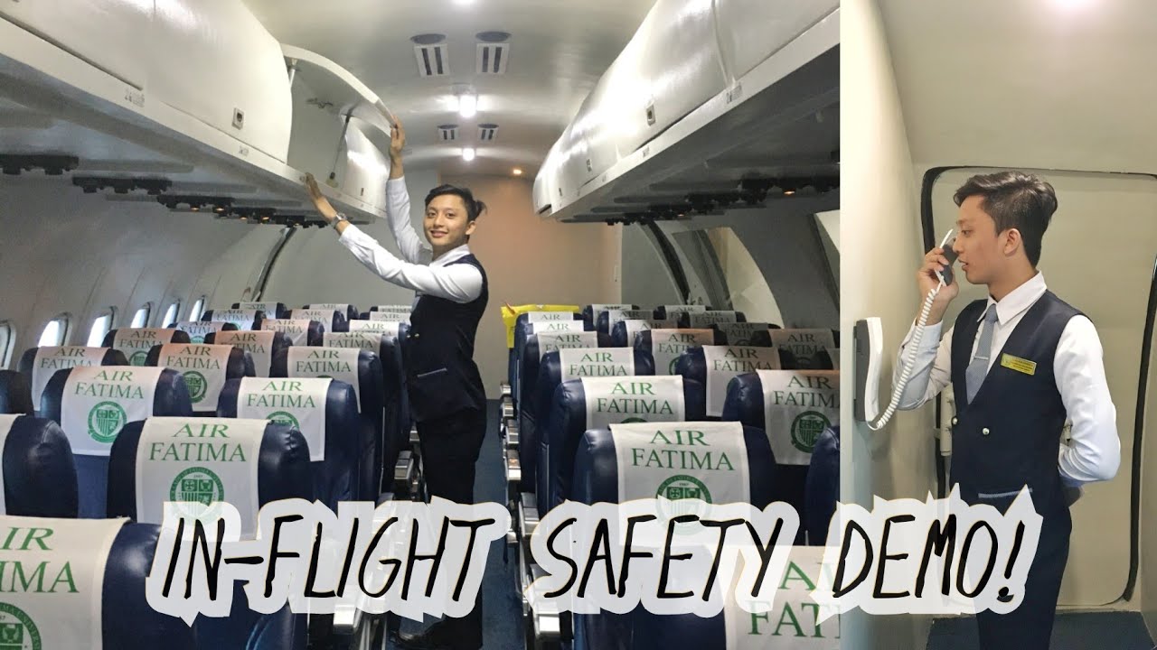 In-flight Safety Demonstration in OLFU Rise Tower! | Life as a Tourism ...