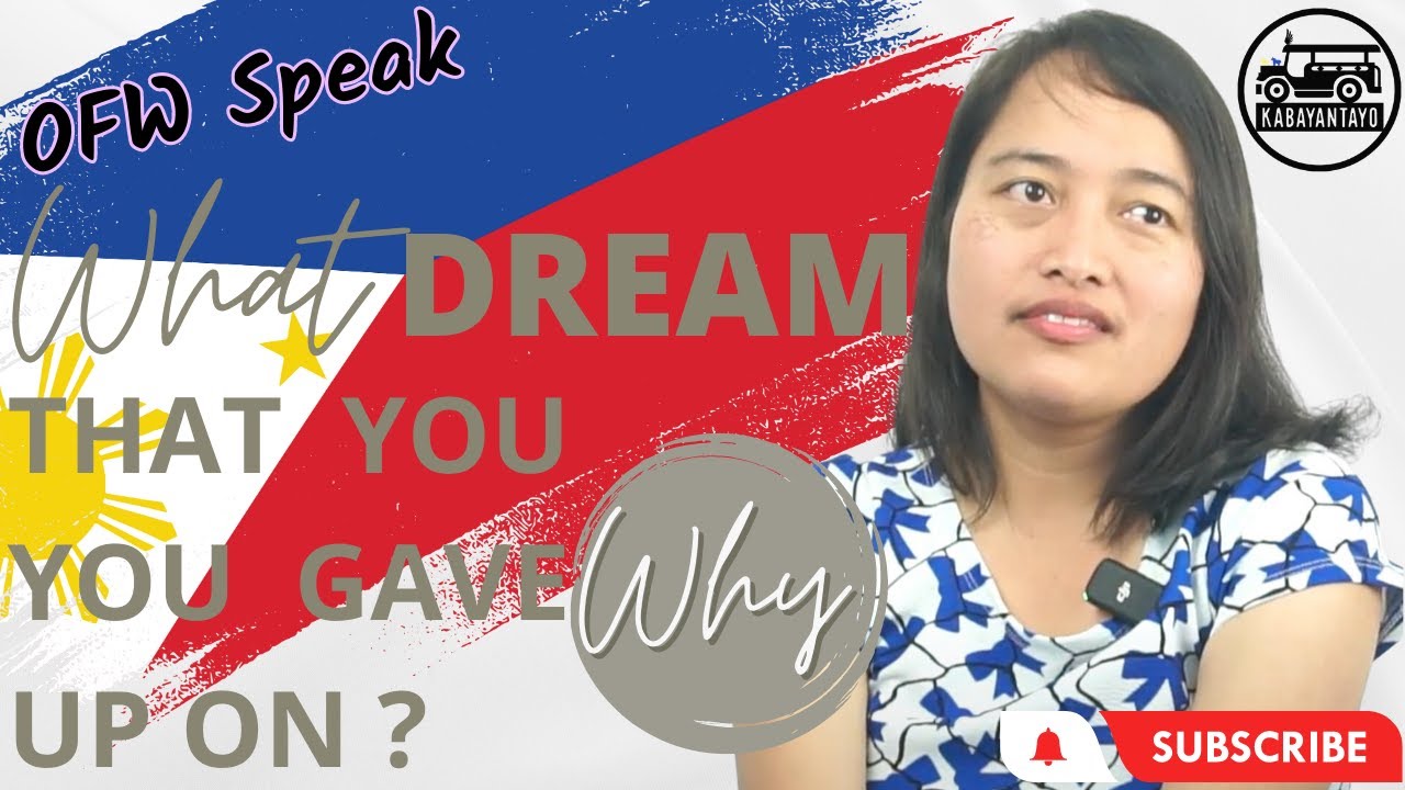 OFW Speak Out : Sacrifices & Dreams | Inside the Journeys of Overseas ...