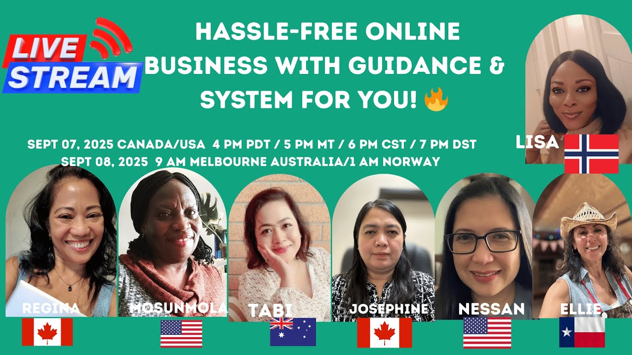 Hassle-Free Online Business With Guidance & System For You! - YouTube