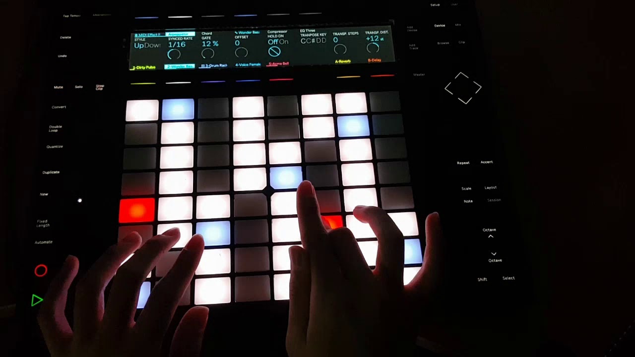 Push 2 performance - A secret lab(왕광식) - YouTube