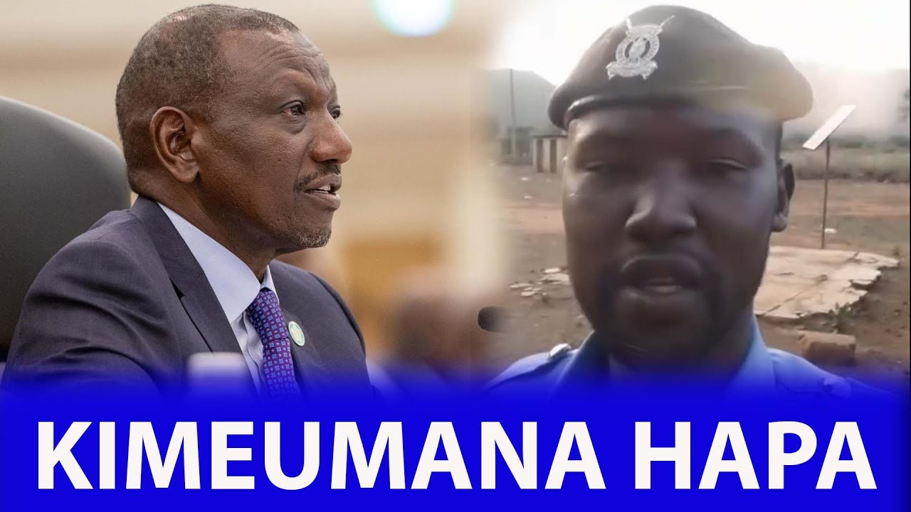 Frustrated Police officer exposes Ruto badly - YouTube