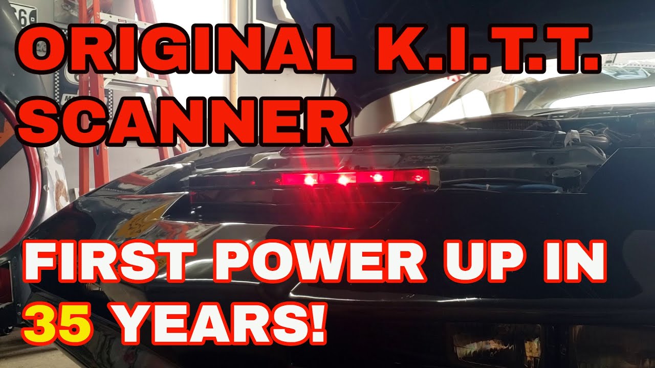 We POWER UP KITTs Original Scanner for the First Time in 35 Years! Will ...