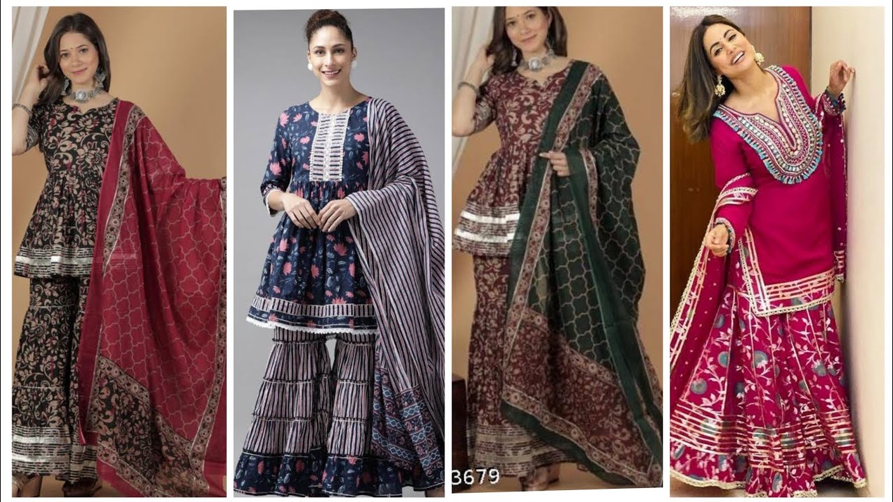 Most Attractive garara🔥💕|Types of sharara with name/ garara designs| # ...
