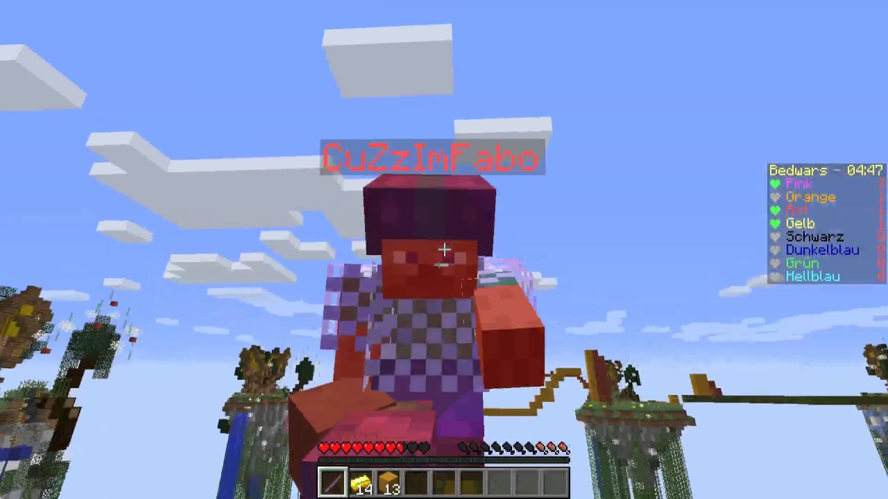 Minecraft bedwars auf Twerion - YouTube