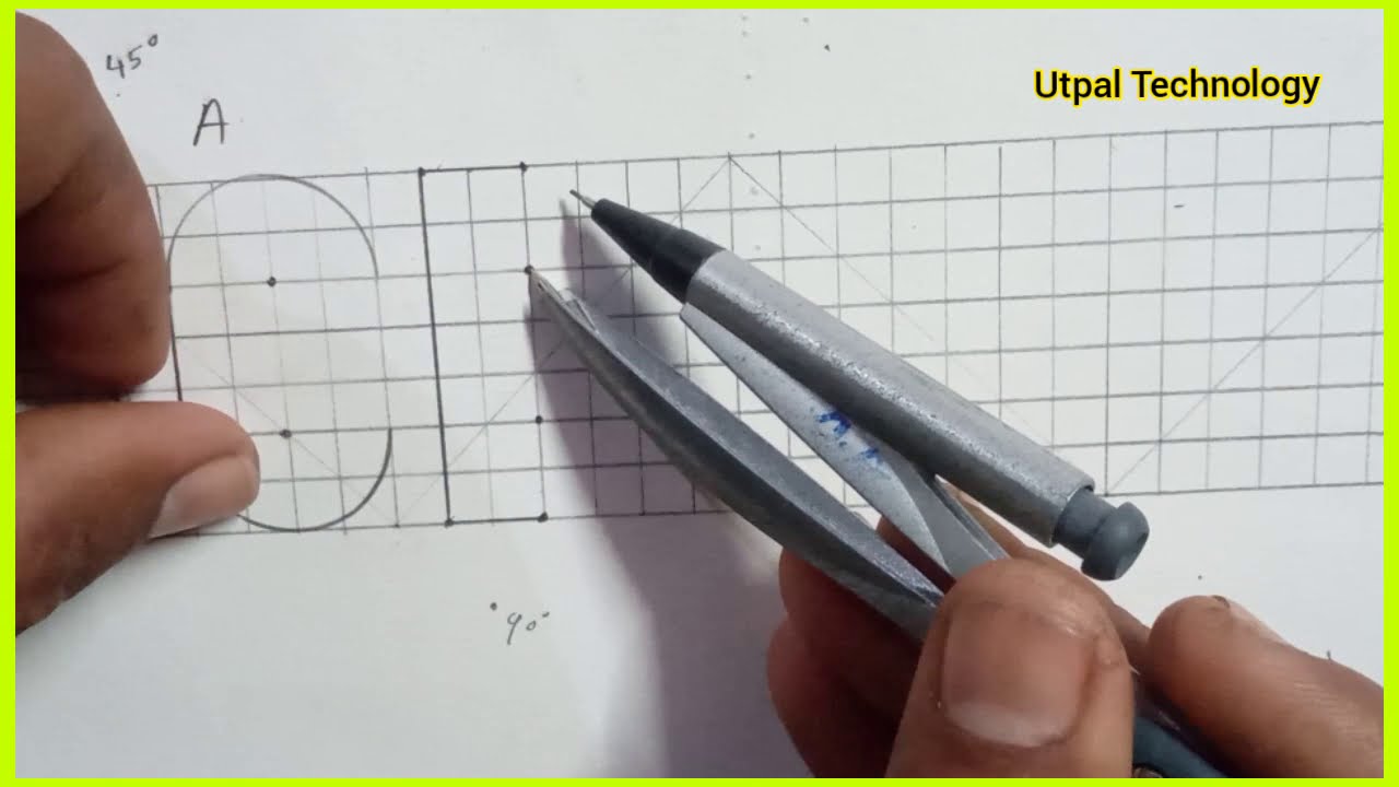 A to Z Lettering part -2 for engineering drawing ,Hight 42mm and ratio ...