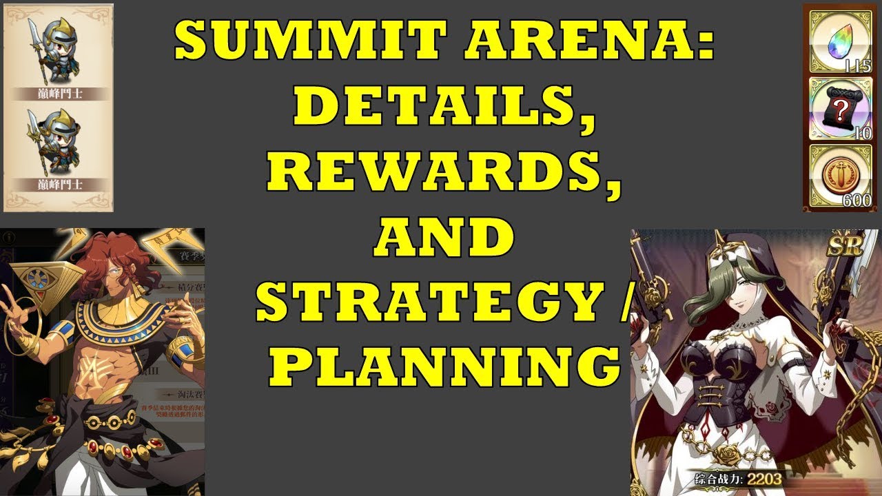 Langrisser M - Apex / Summit Arena, Details, Rewards, & Strategy ...