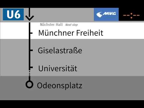Ansage Bis Odeonsplatz Linie U6 MVG München