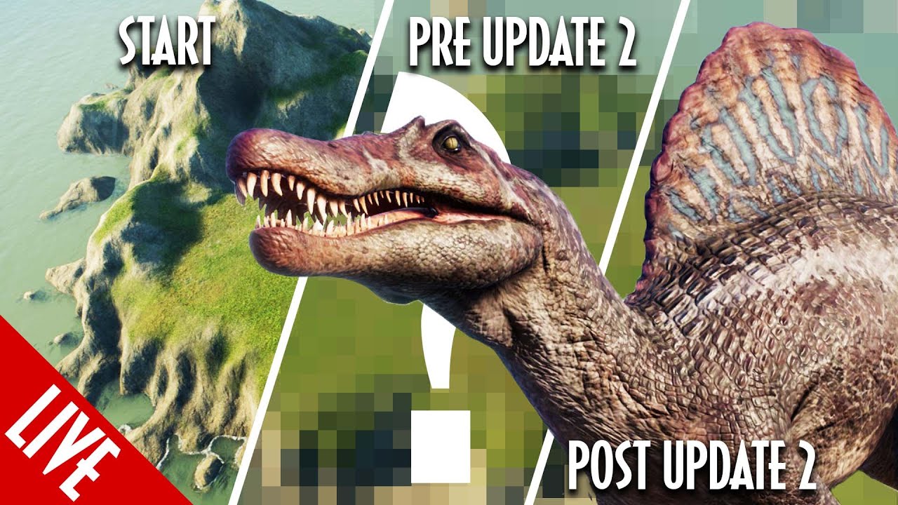 UPGRADE MY PARK WITH UPDATE 2 | Pt. 1/2 | Jurassic World Evolution 2 ...