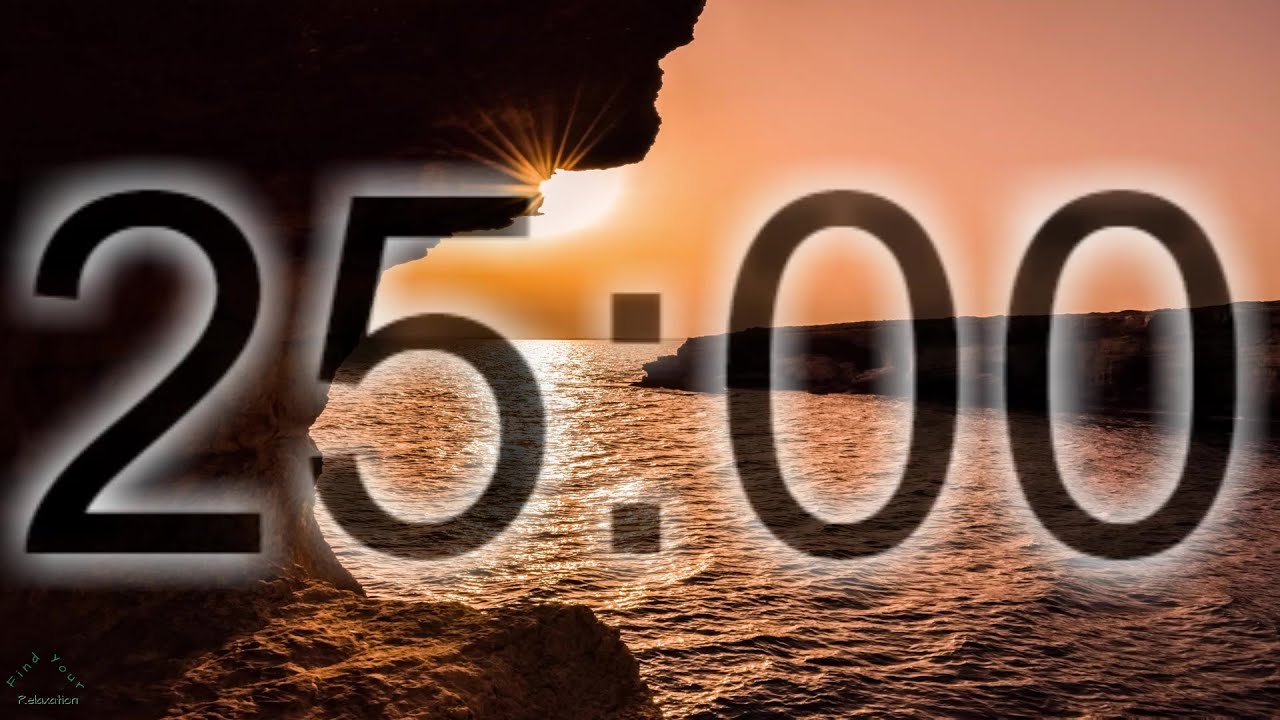 25 Minute Timer – Relaxing Ambient Music - YouTube