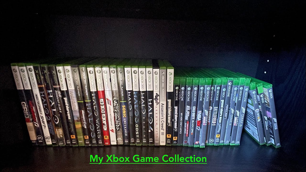 My Xbox Game Collection - YouTube