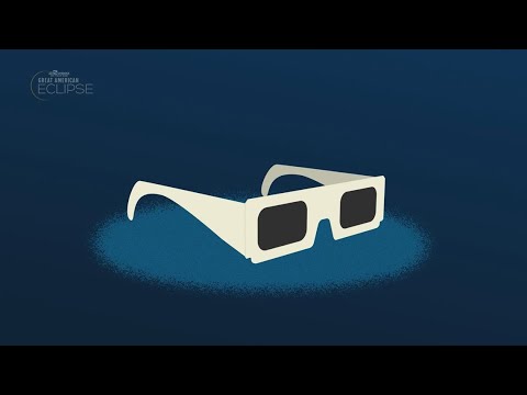 How to use solar eclipse glasses safely - YouTube