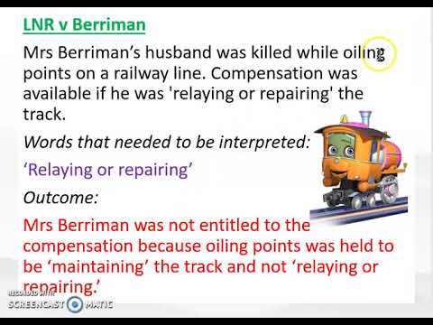 Statutory Interpretation - The Literal Rule - YouTube